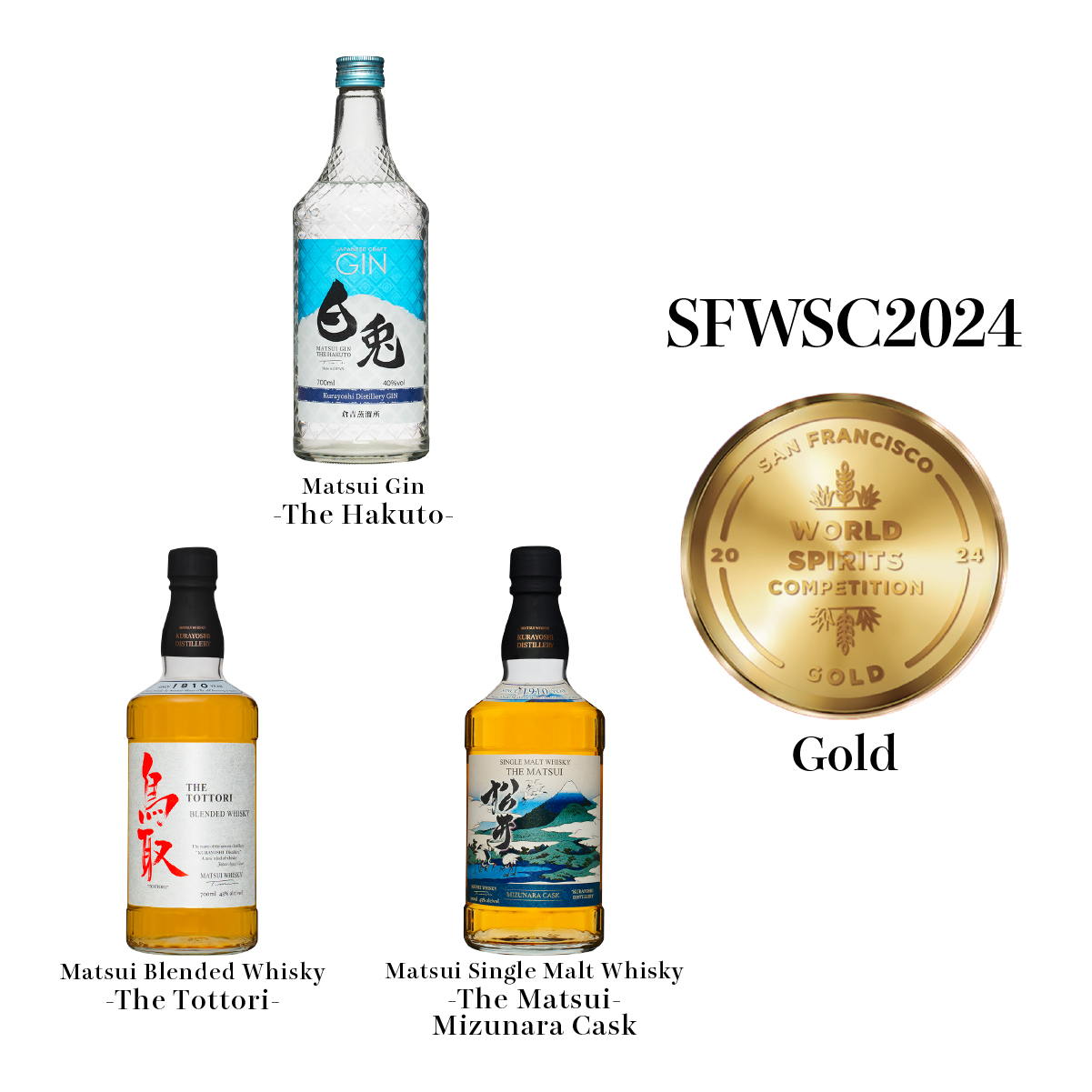 Matsui Whisky Shines Bright at the SFWSC 2024, Securing the ...